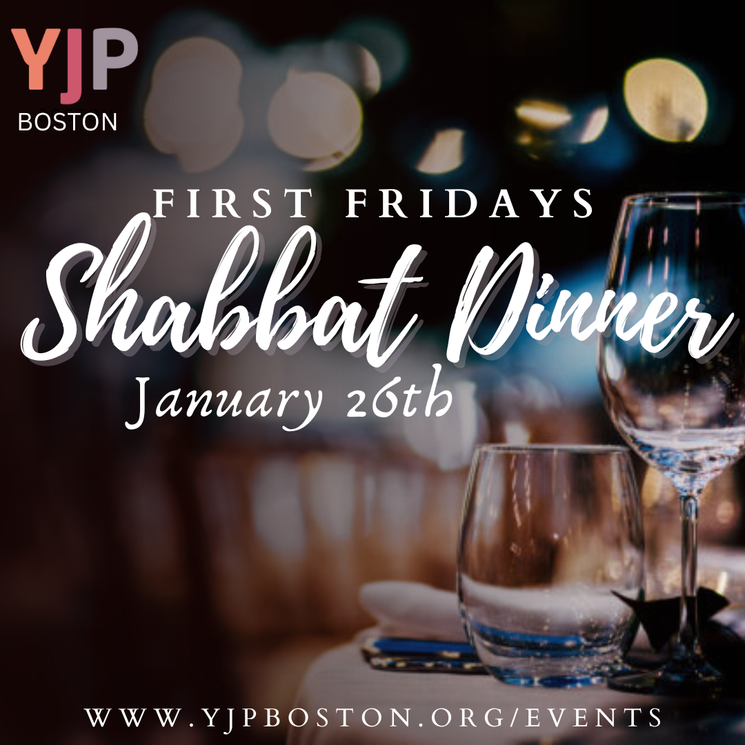 YJP Shabbat Dinner in January 26 | YJP Boston